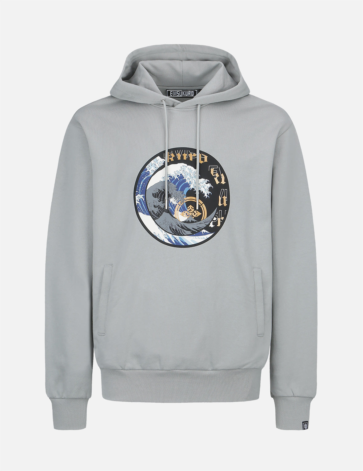 The Great Wave and Kamon Print Hooded Sweatshirt – EVISU