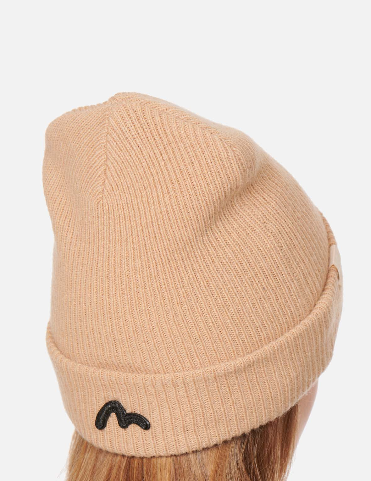 Bold K Wax Seal and Seagull Badge Beanie – EVISU