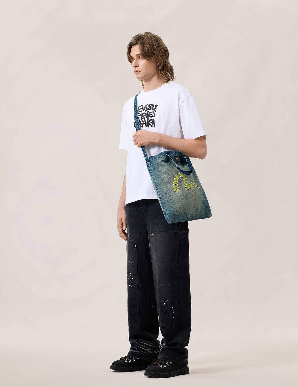 Seagull Denim Tote Bag – EVISU