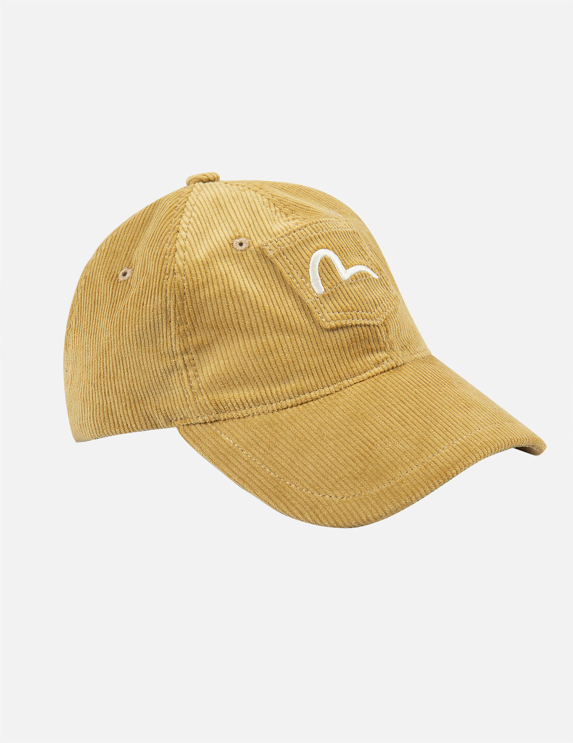 Seagull Embroidered Pocket Corduroy Cap – EVISU