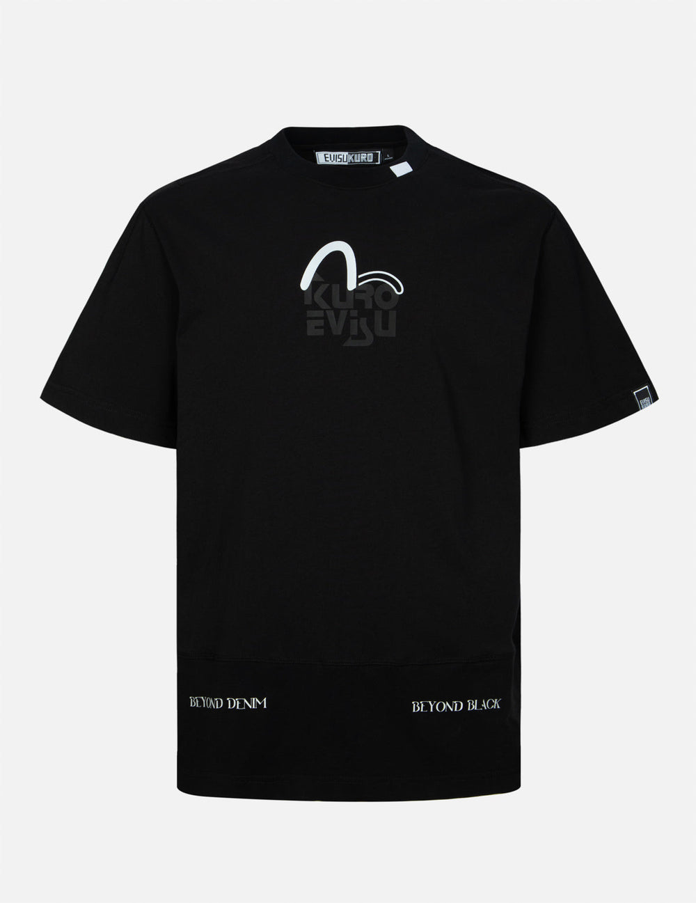 Multi Logos and Overlock Stitching Regular Fit T-shirt – EVISU