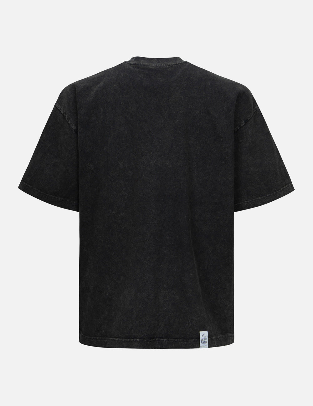 Logo and Slogan Print Oversized Pigment Dye T-Shirt – EVISU