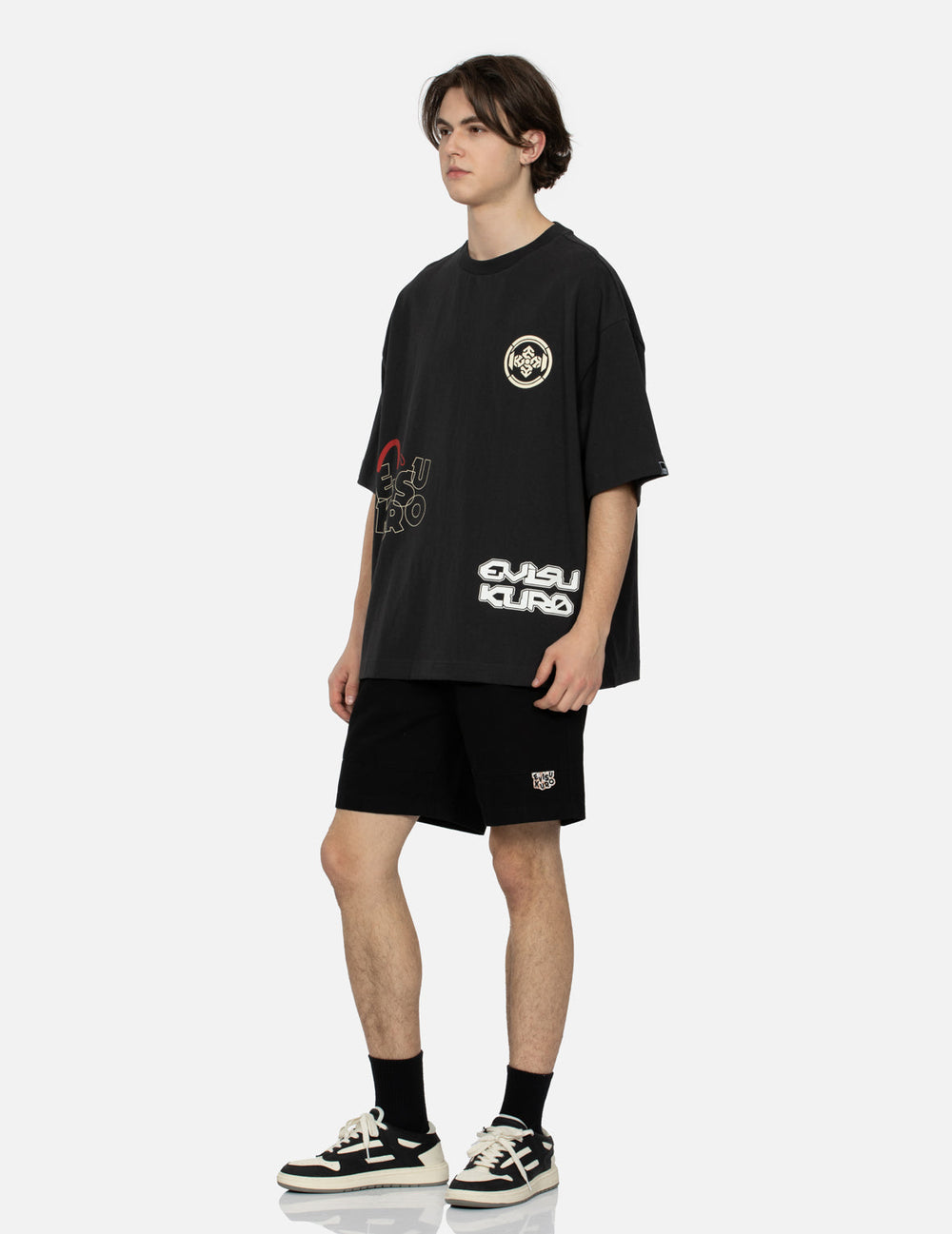 Multi Logo Print Oversized T-Shirt – EVISU