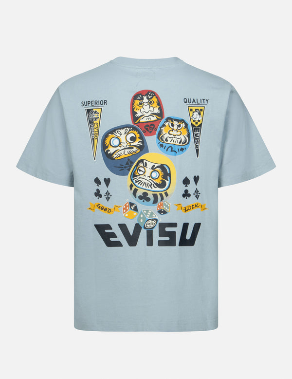 Playful Daruma Print Regular Fit T-shirt – EVISU
